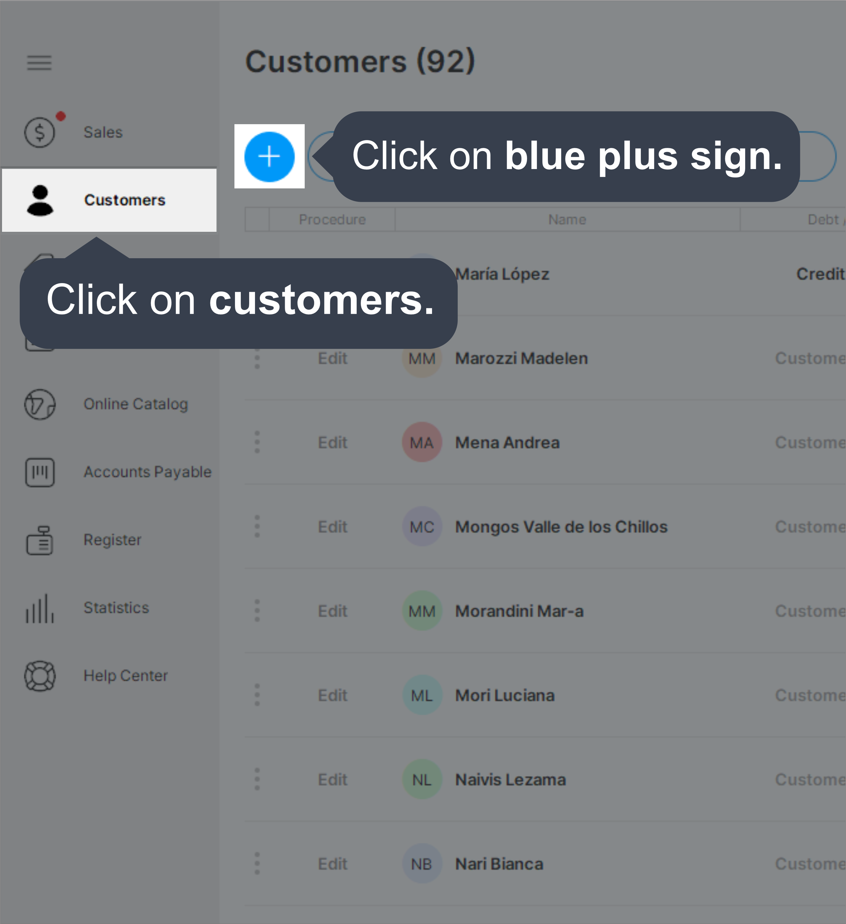 Creating a Customer Account